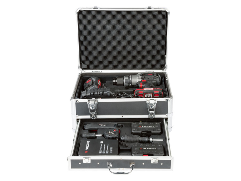 PARKSIDE PERFORMANCE 20 V cordless combi drill starter set »PSBSAP 20 ...