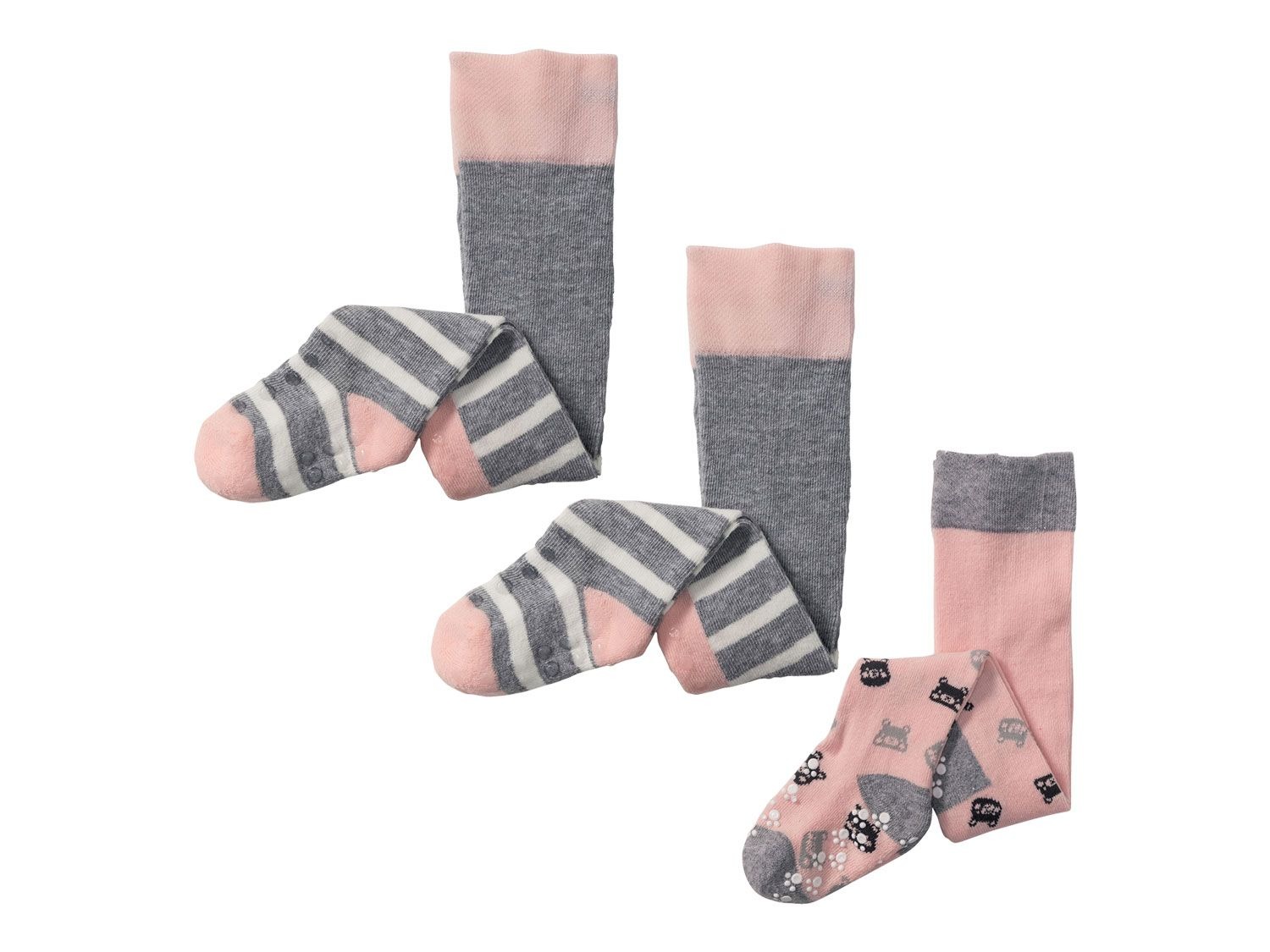 LUPILU® 3 Paar Baby Mädchen Krabbelstrumpfhosen | LIDL