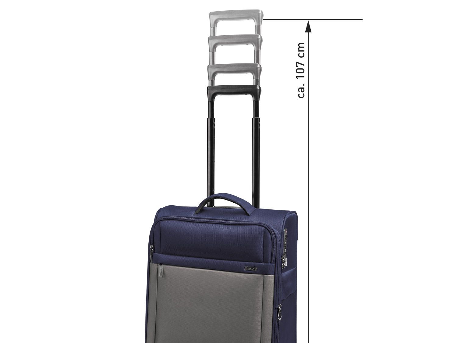 TOPMOVE® TOPMOVE® Trolley, Zahlenschloss, Zwillingsrol…