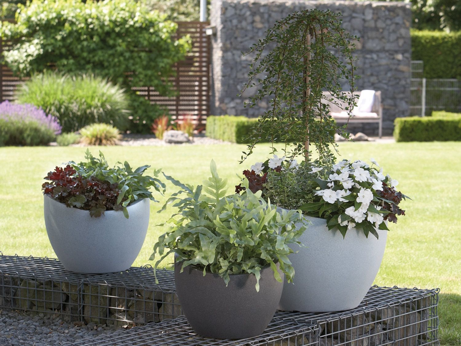 Scheurich Scheurich Pflanzgefäß Wave Globe