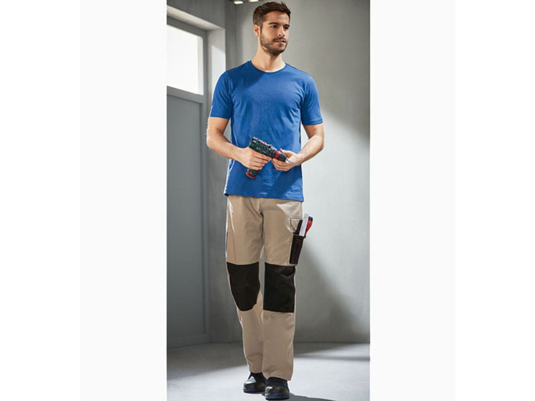 PARKSIDE® PARKSIDE® Arbeitsbundhose Herren, mit Teilgu…