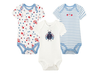 LUPILU® 3 Baby Mädchen Bodys