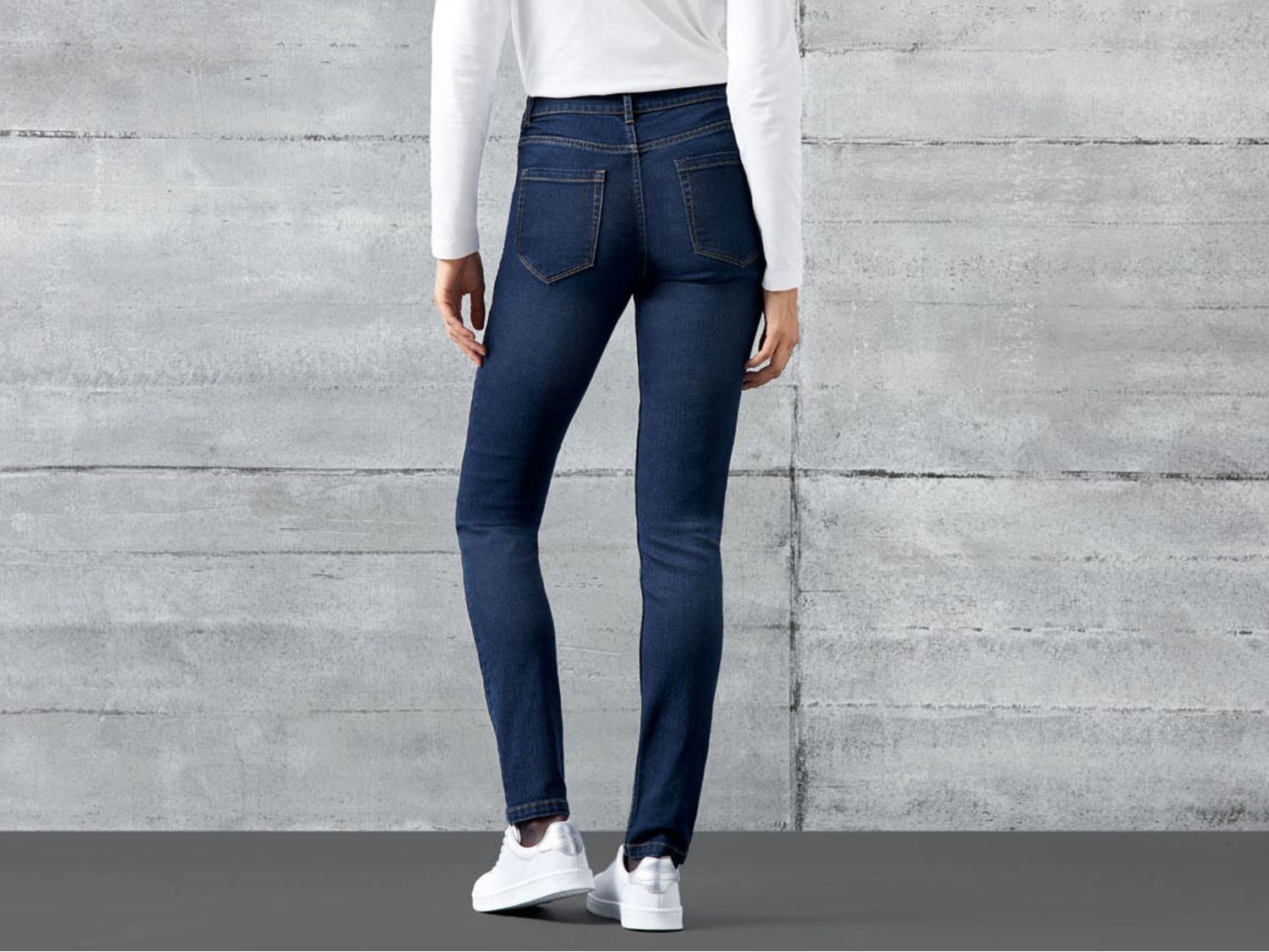esmara® ESMARA® Jeans Damen, Skinny Fit, mit Baumwolle