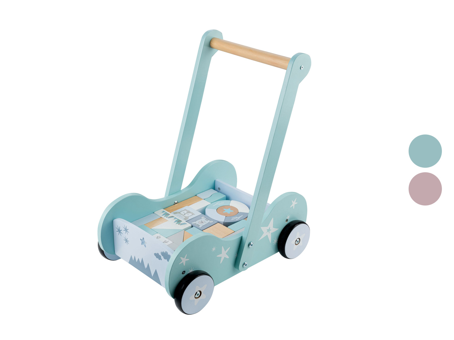 Angebot Lidl Playtive Holz-Schiebewagen »Nordic«