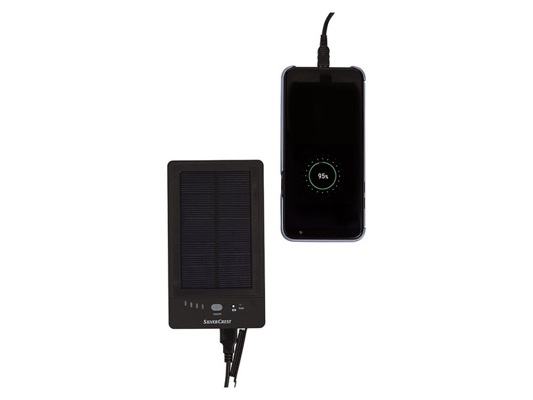 SILVERCREST® SILVERCREST® Powerbank mit Solarladefunkt…