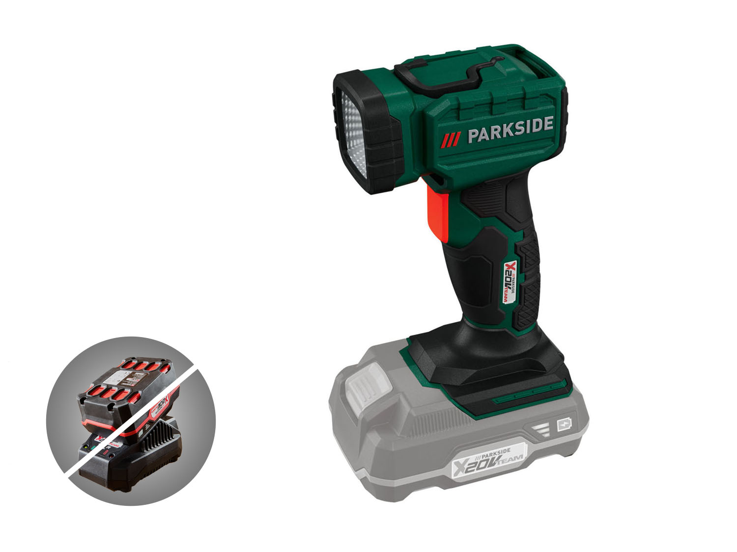 Angebot Lidl PARKSIDE Akku-LED-Handlampe »PLHLA 20