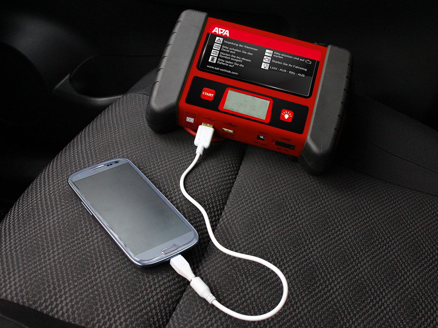 APA Lithium Powerpack mit Starthilfe 600A | LIDL