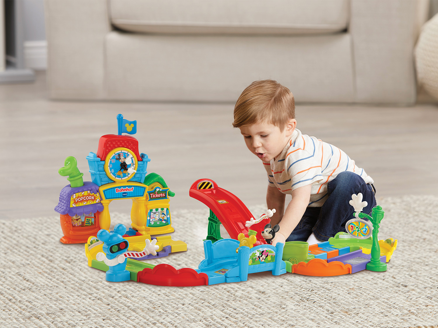 vtech Tut Tut Baby Flitzer »Mickys Bahnhof«, mit Liede…