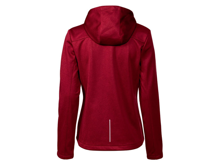 CRIVIT® Softshell Funktionsjacke Damen, mit Kapuze, re…