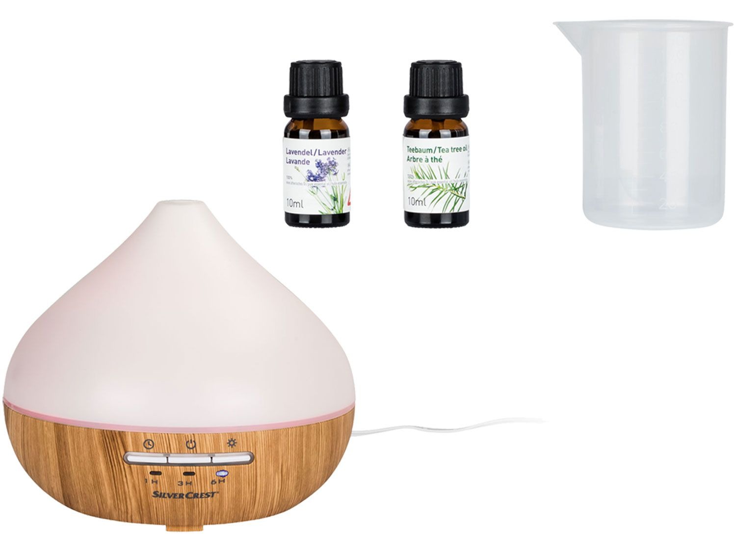 SILVERCREST® Ultraschall Aroma Diffuser Holz SADH A1
