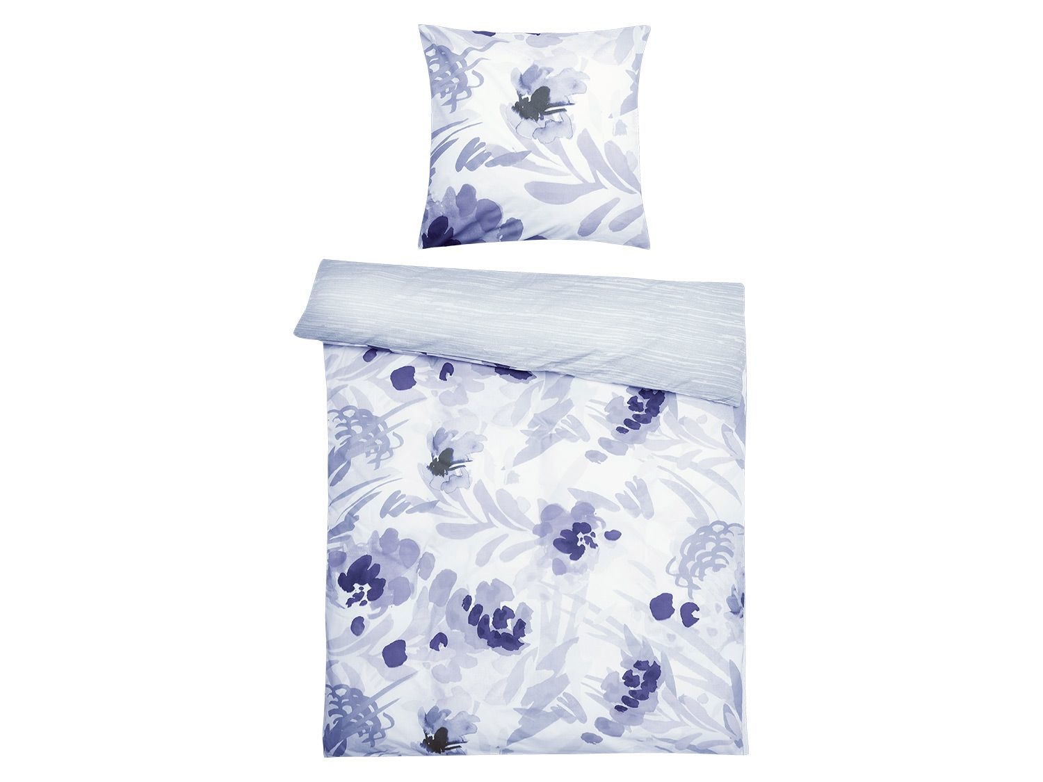 Primera Primera Perkal Bettwäsche »Aquarell Blumen bla…