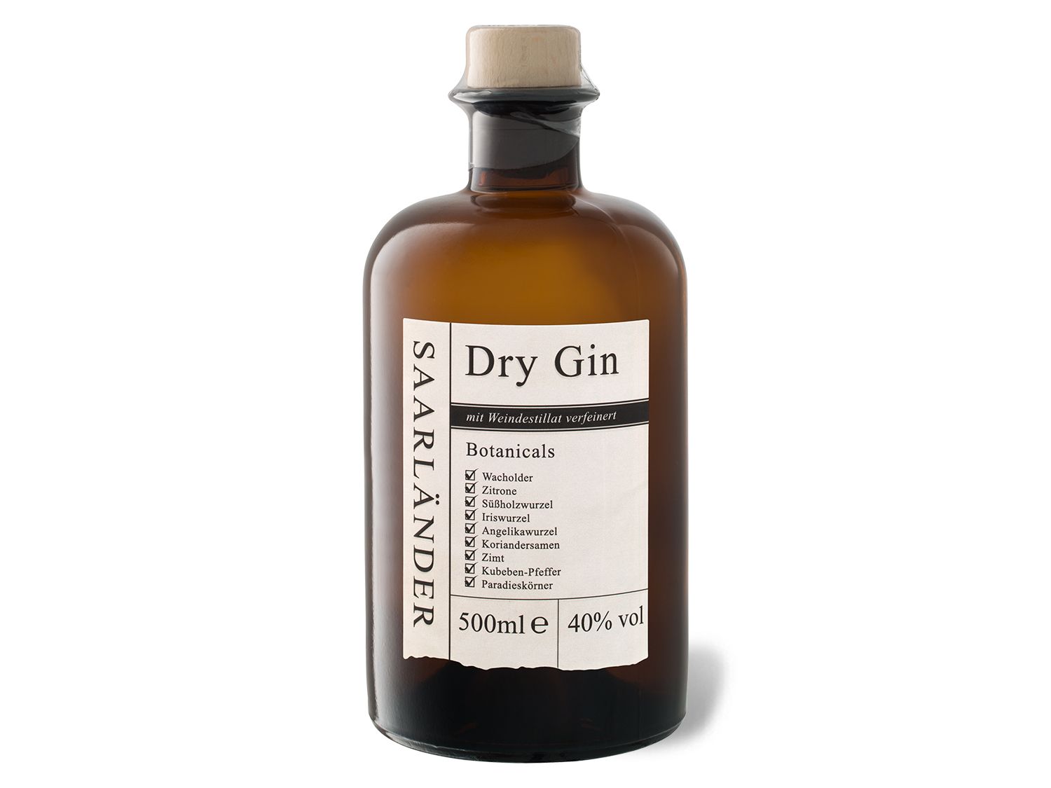 Angebot Lidl Saarländer Dry Gin 40% Vol Lidl