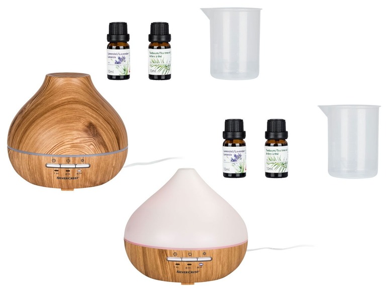 SILVERCREST® Ultraschall Aroma Diffuser Holz SADH A1