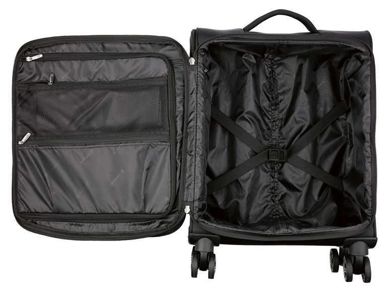 TOPMOVE® TOPMOVE® Trolley Koffer, 35 l Volumen, 4 Roll…