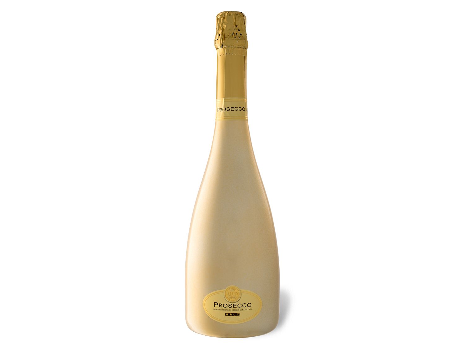 Angebot Lidl ALLINI Prosecco Goldflasche DOC brut, Schaumwein