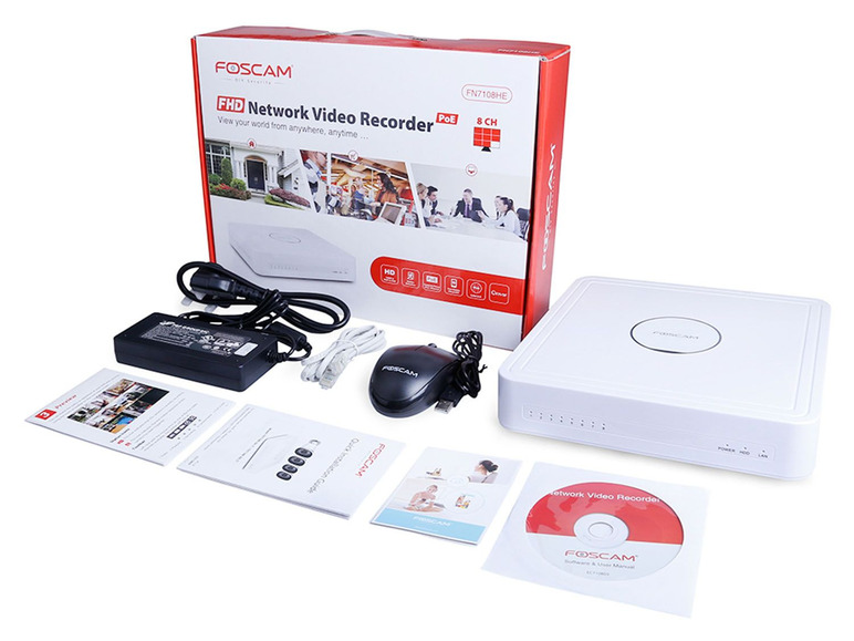 Foscam FN7108HE 8-Kanal Netzwerk Video Rekorder (NVR)