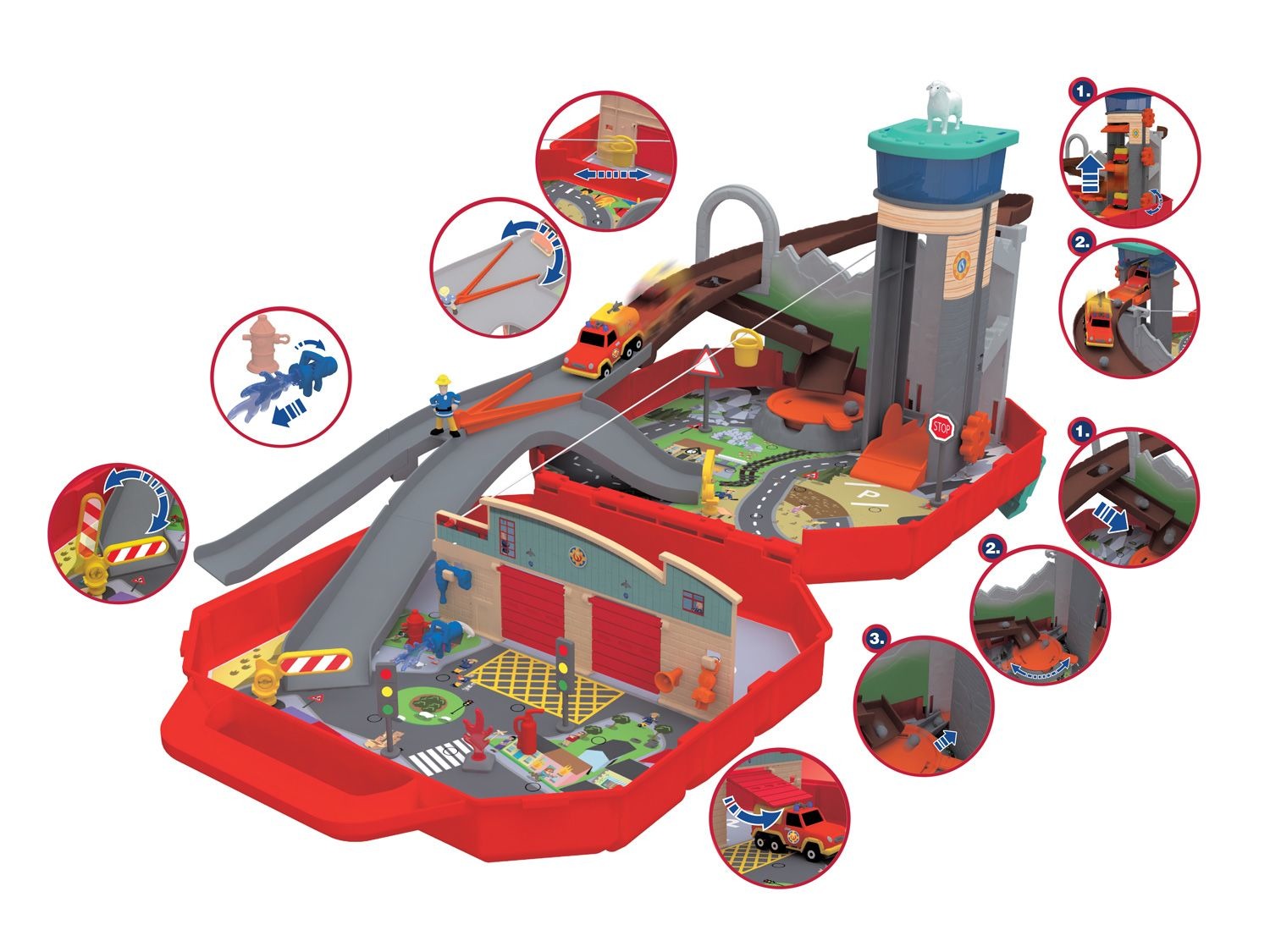 DICKIE Feuerwehrmann Sam Ponty Pandy Spielset | LIDL