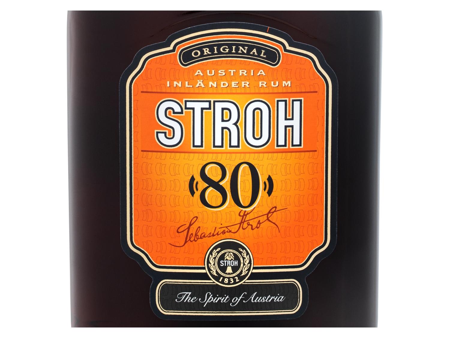 Stroh 80 Original Austria Inländer Rum 80% Vol | LIDL