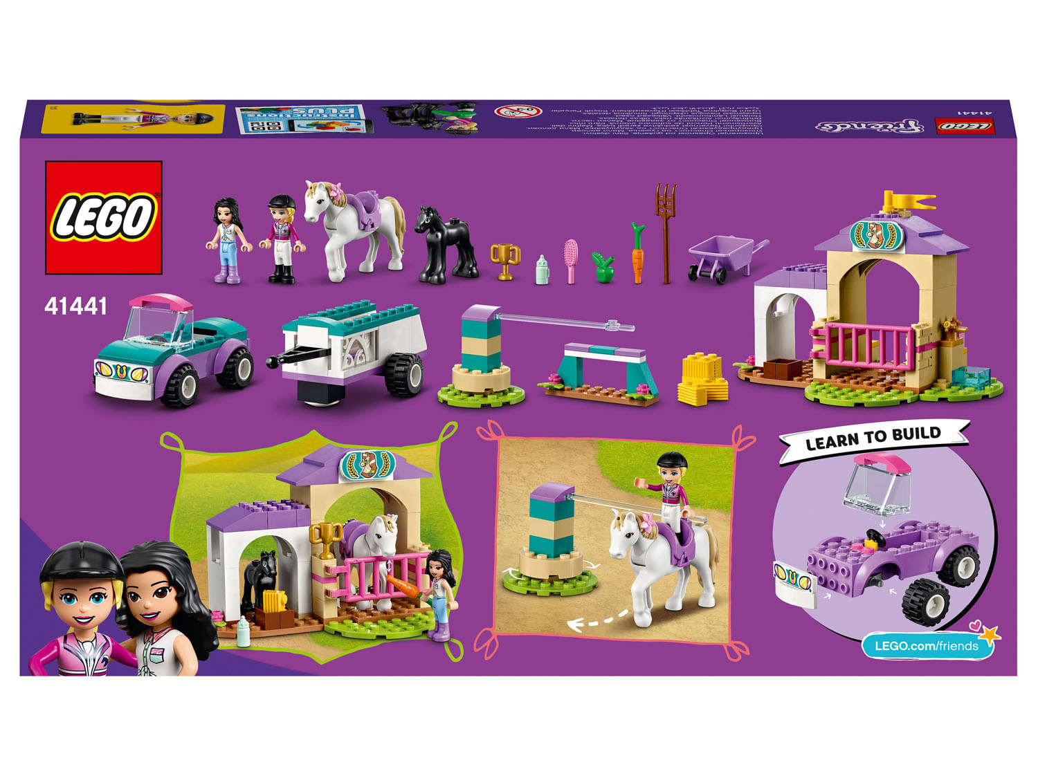 LEGO® Friends 41441 »Trainingskoppel und Pferdeanhänge…