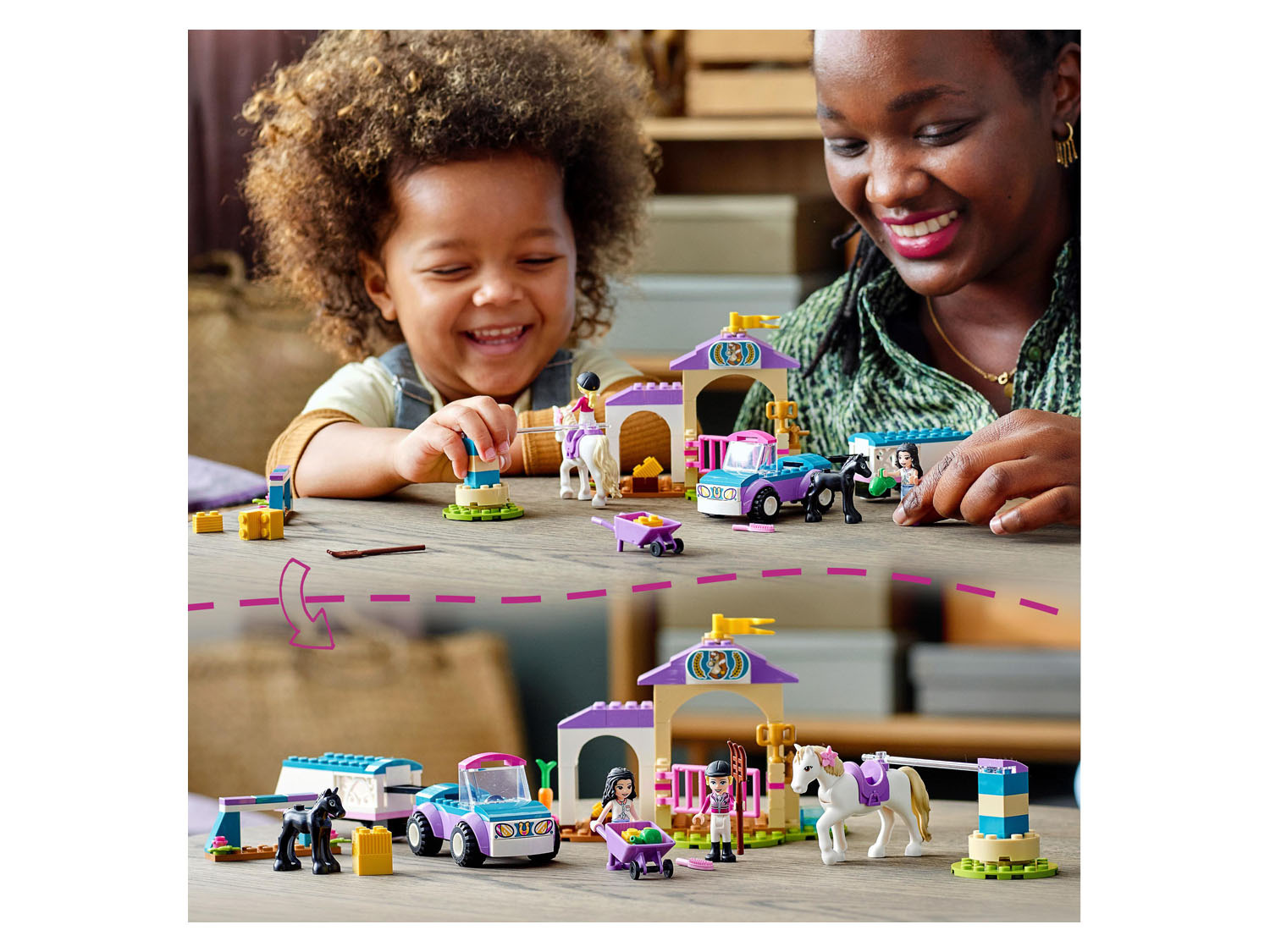 LEGO® Friends 41441 »Trainingskoppel und Pferdeanhänge…