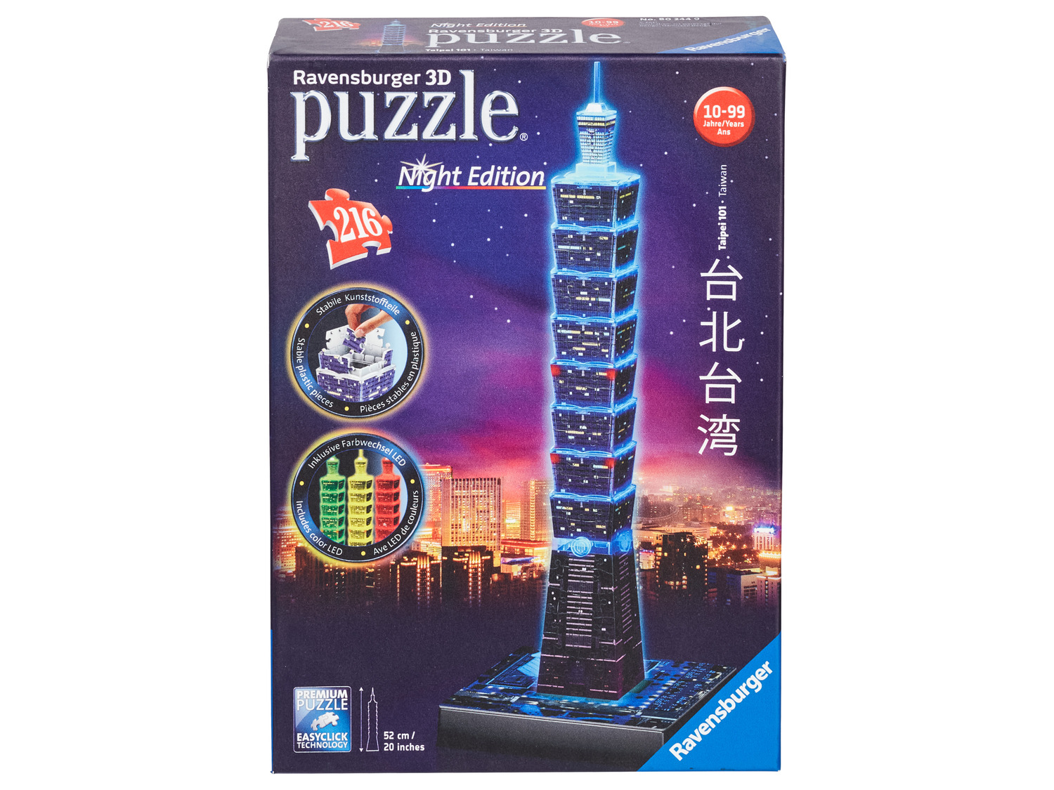 Ravensburger 3D Puzzle Gebäude, 216-teilig, mit LED-Licht | Lidl