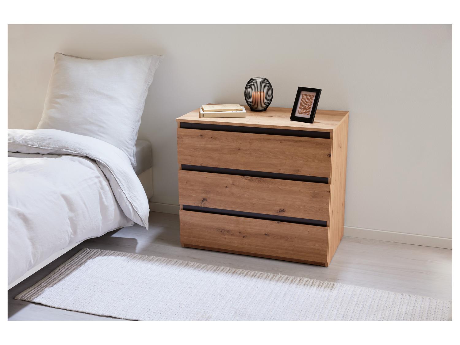 LIVARNO HOME Kommode »GENF«, mit 3 Schubladen | Lidl