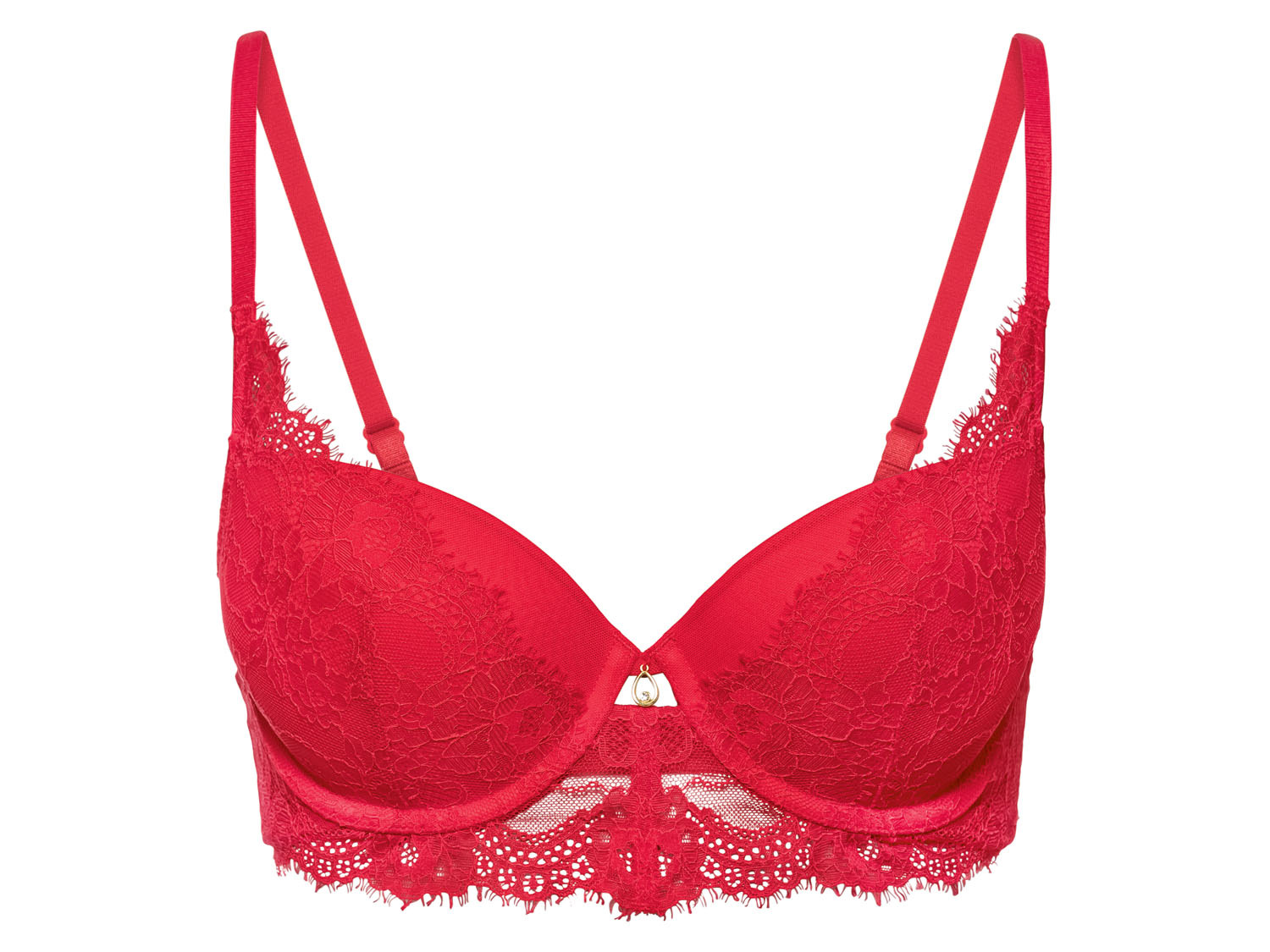 esmara® Damen Spitzen BH, mit gepaddeten Cups | LIDL