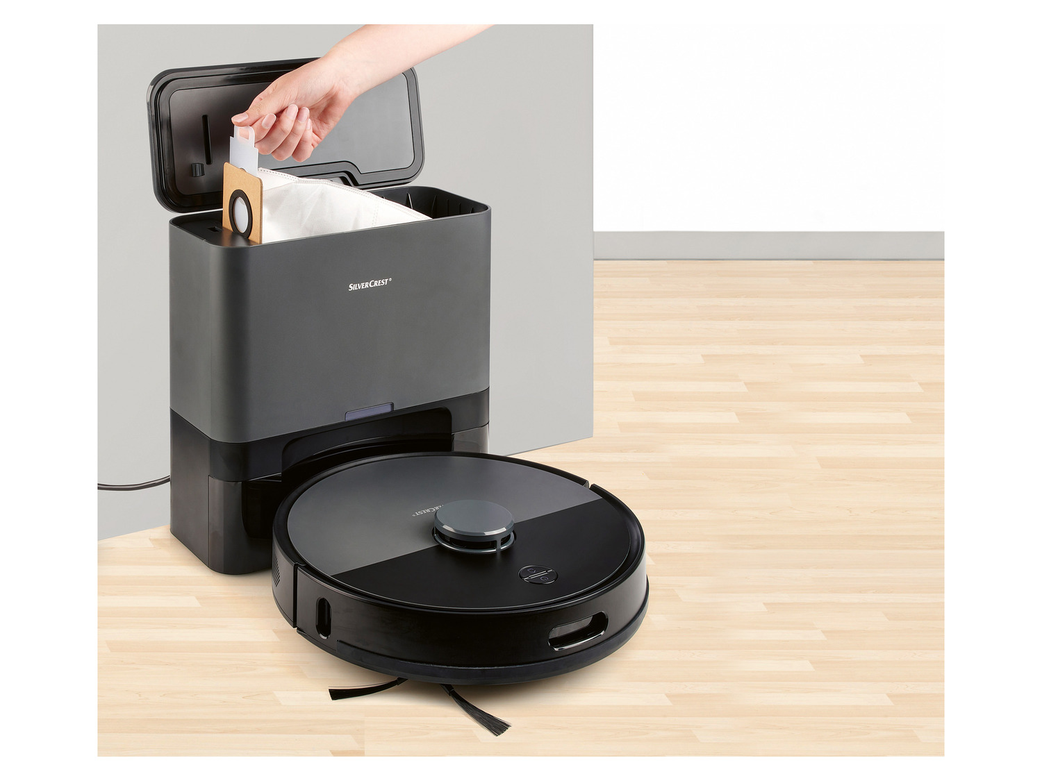 Saugroboter mit Absaugstation »SSR AA1«, mit smarter S…