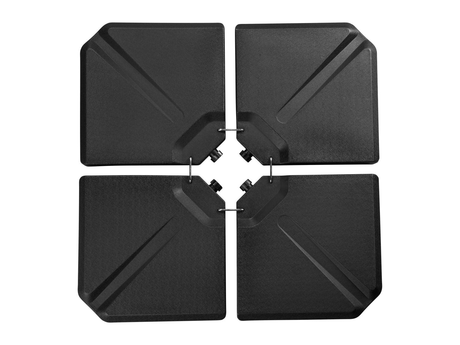 LIVARNO® Schirmständer–Beschwerungsplatten, 4 Stück | Lidl