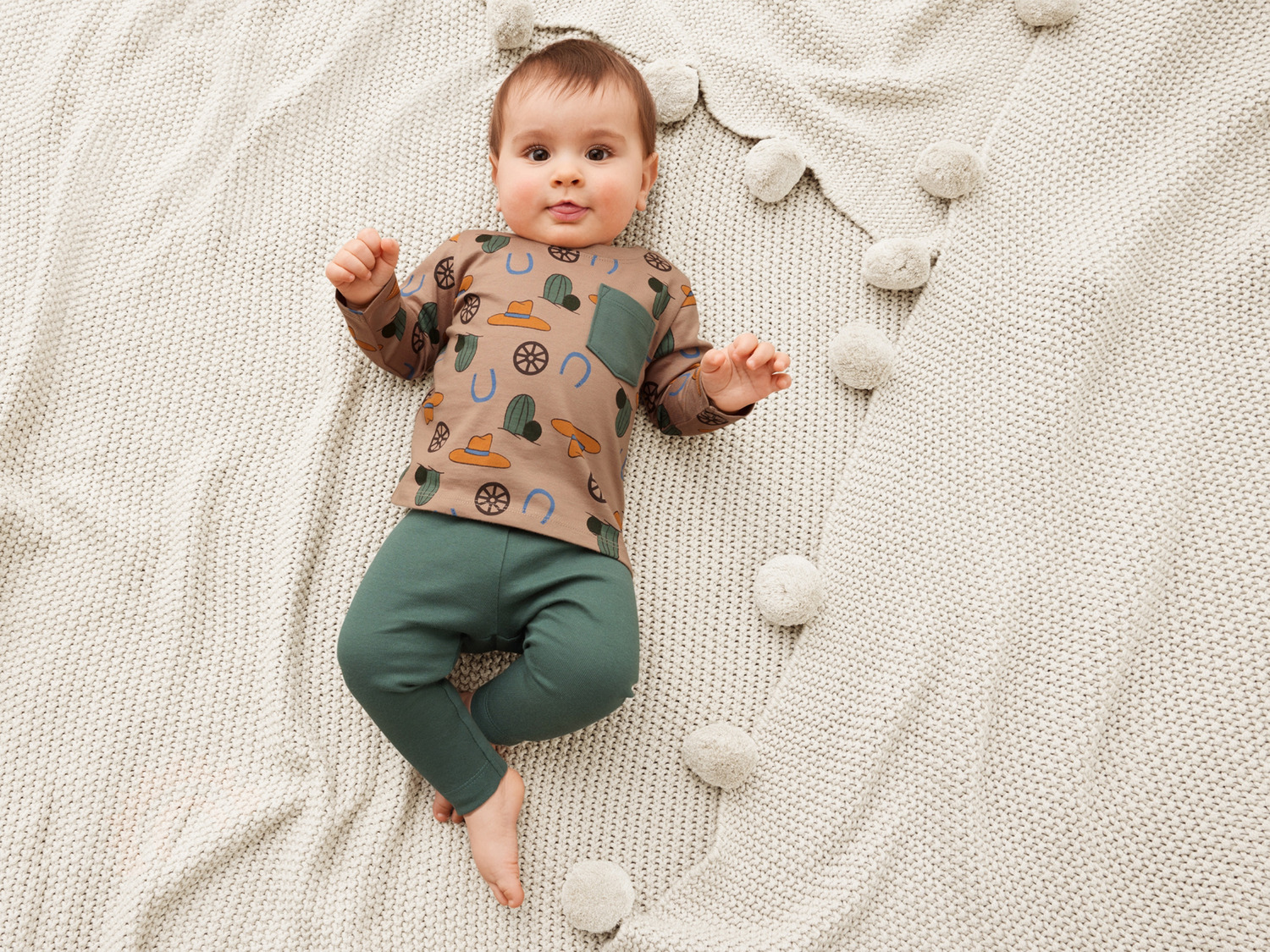 Baby Set, 2-teilig, mit Bio-Baumwolle | LIDL