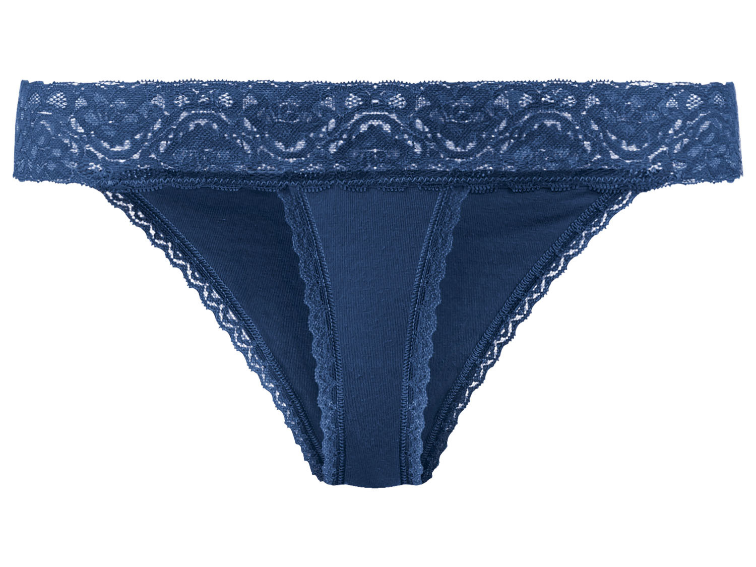esmara® Damen String, mit Spitze, 5 Stück | LIDL