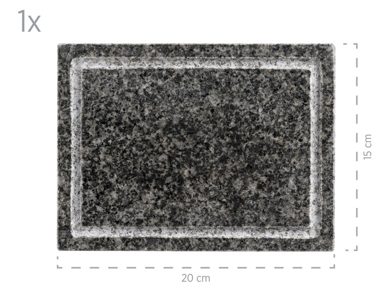 Heißer Stein Set, mit Bambus-Servierplatte | LIDL