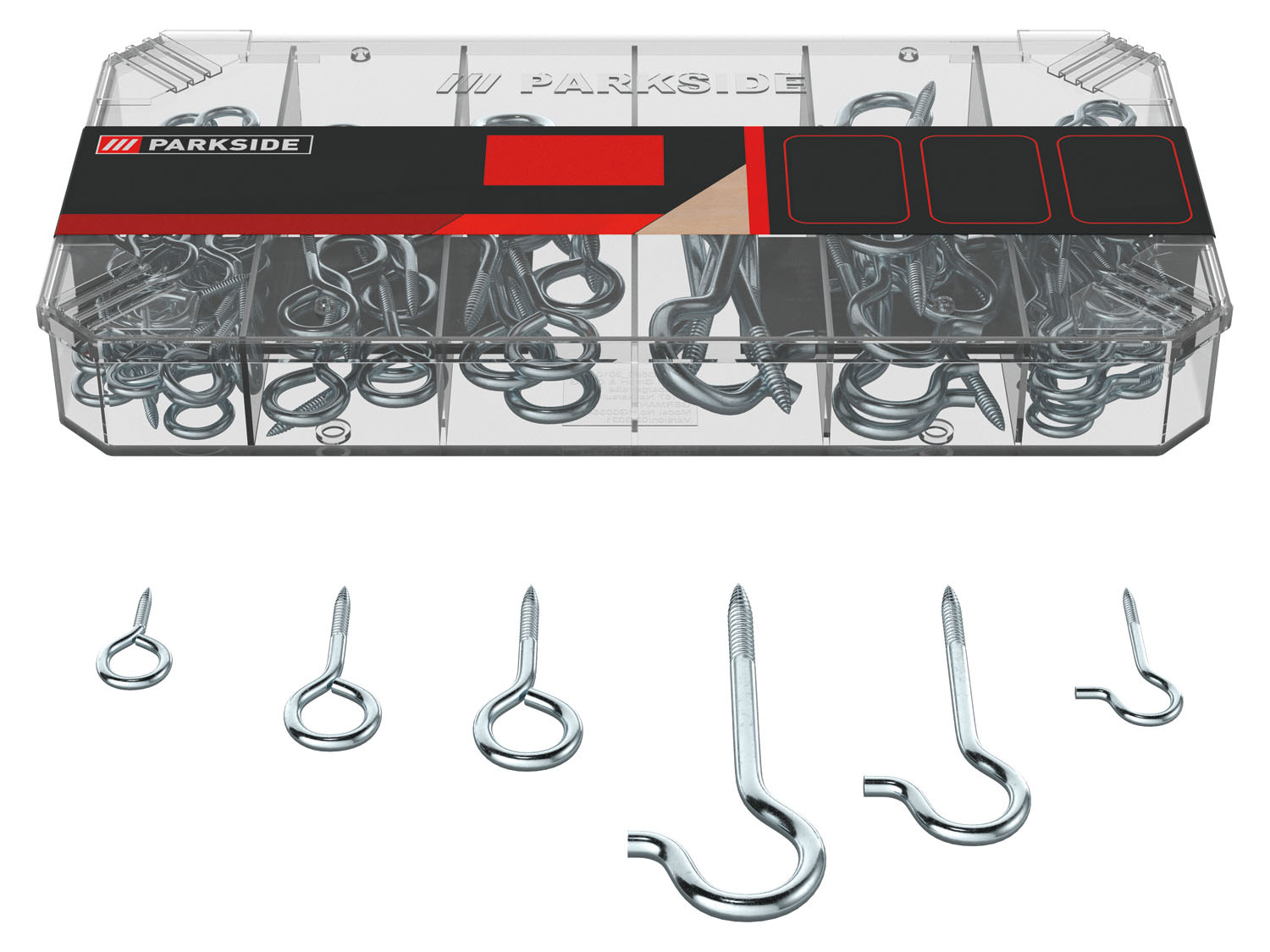 PARKSIDE® Kleinteile Sortiment, in übersichtlicher Box