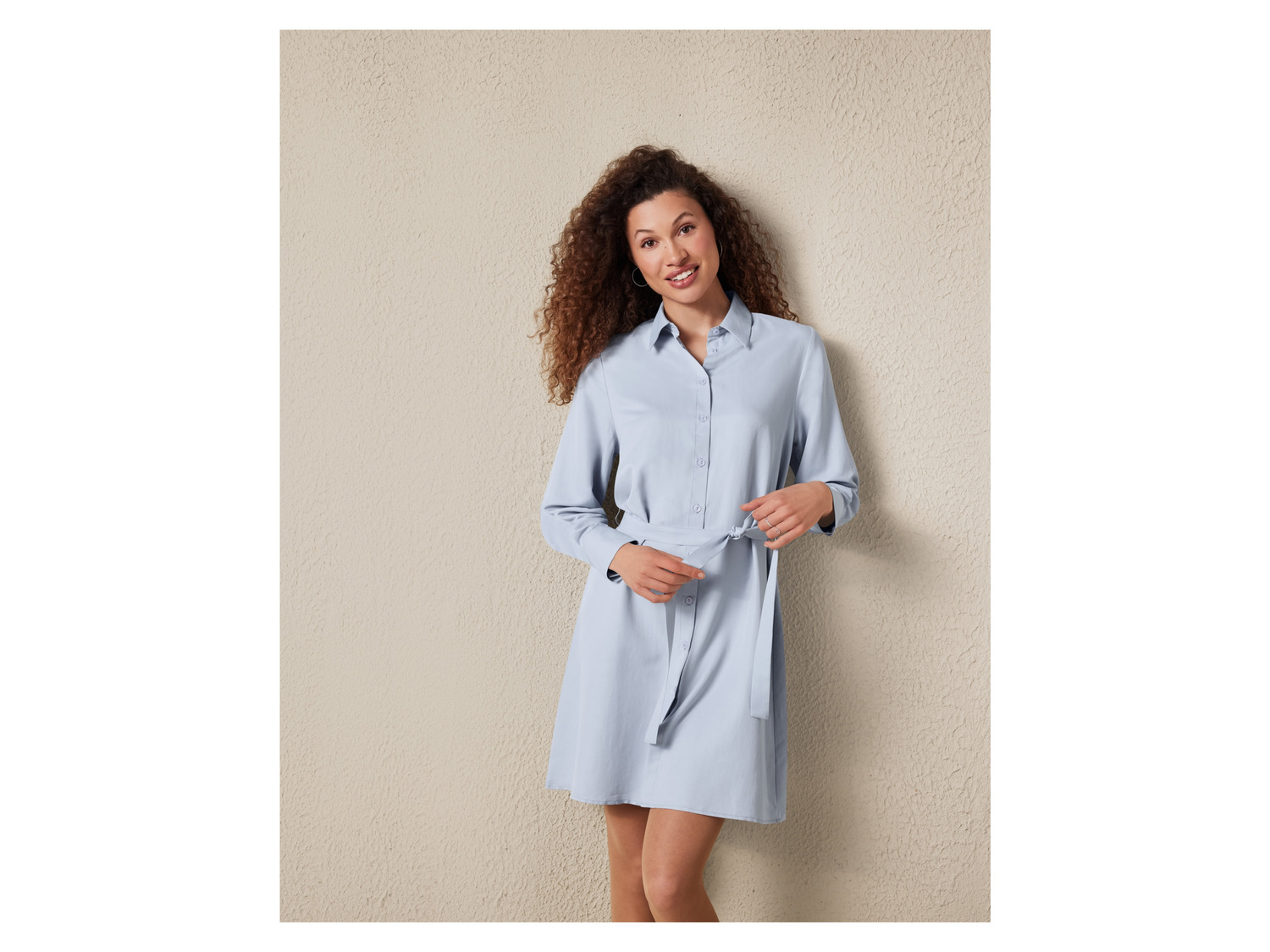 Damen Blusenkleid mit Bindegürtel in der Taille | LIDL