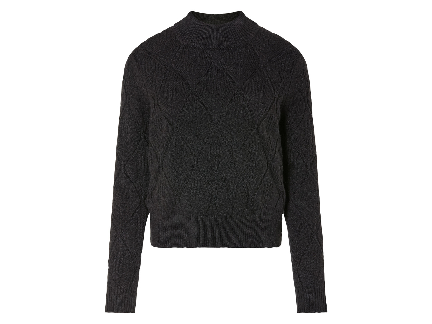 Damen Grobstick-Pullover mit Stehkragen | LIDL