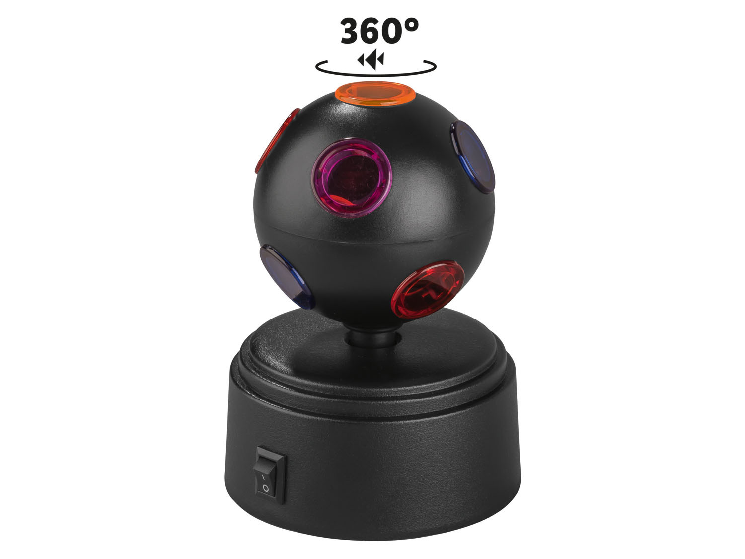 LIVARNO home LED-Partyleuchte, rotierender Disco-Licht…