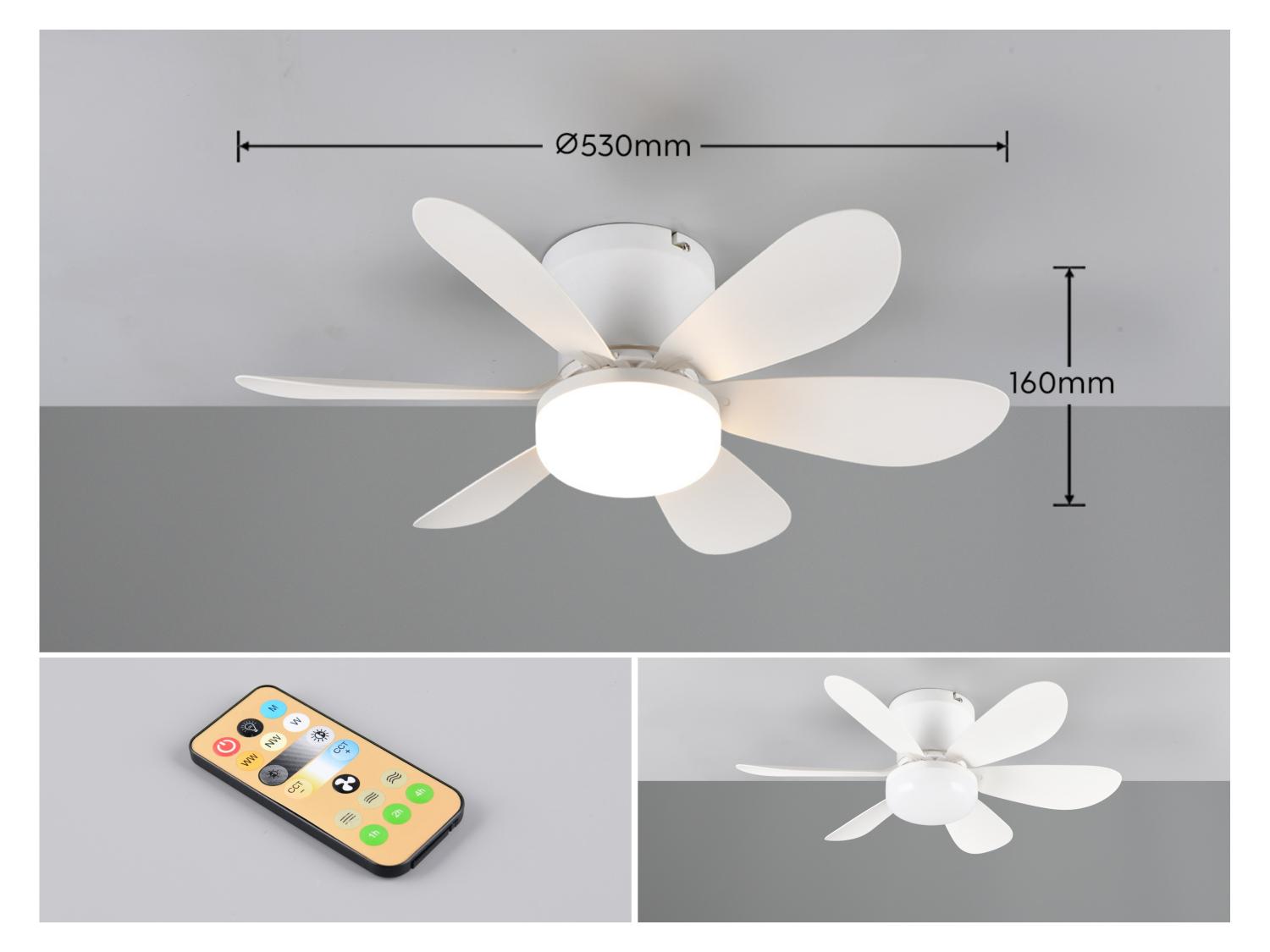 REALITY LEUCHTEN LED Deckenventilator Lund | Lidl