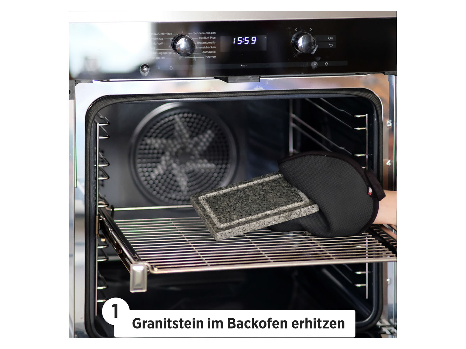 Heißer Stein Set, mit Bambus-Servierplatte | LIDL