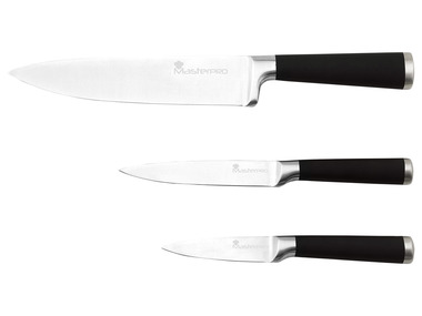 Masterpro Messerset, 3-teilig, Edelstahl | LIDL