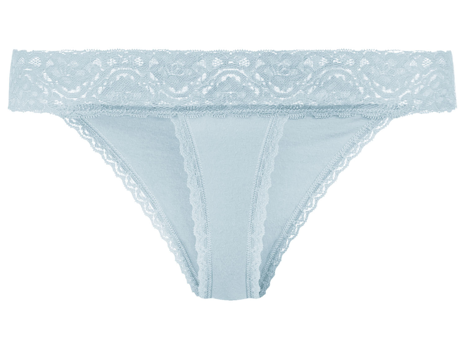 esmara® Damen String, mit Spitze, 5 Stück | LIDL