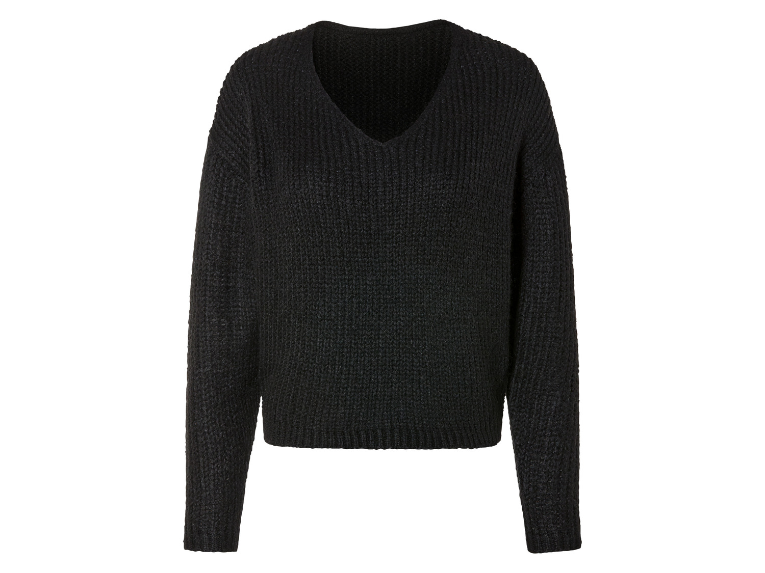 Damen Grobstrick-Pullover, mit Wollanteil | LIDL