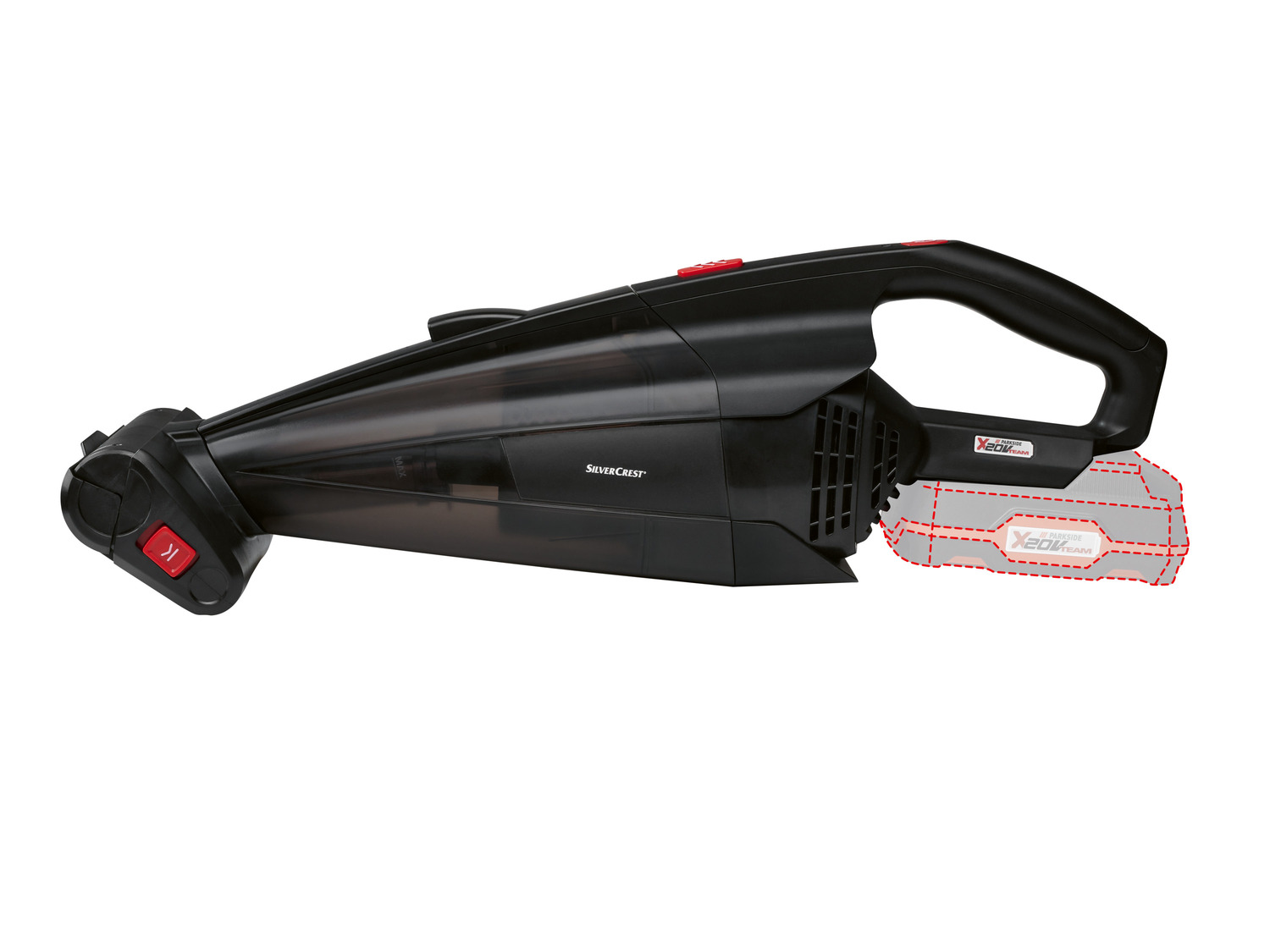 20 V Akku Handstaubsauger »SHSA 20-Li A1 «, mit 5-teil…