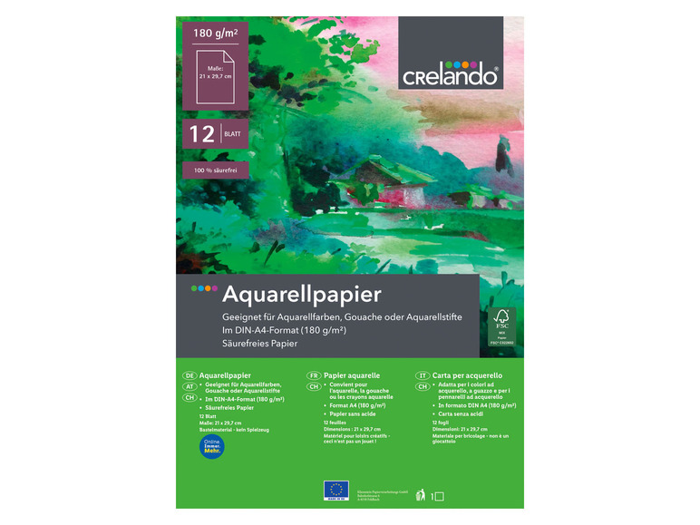 crelando® Künstlerpapier, verschiedene Varianten | LIDL