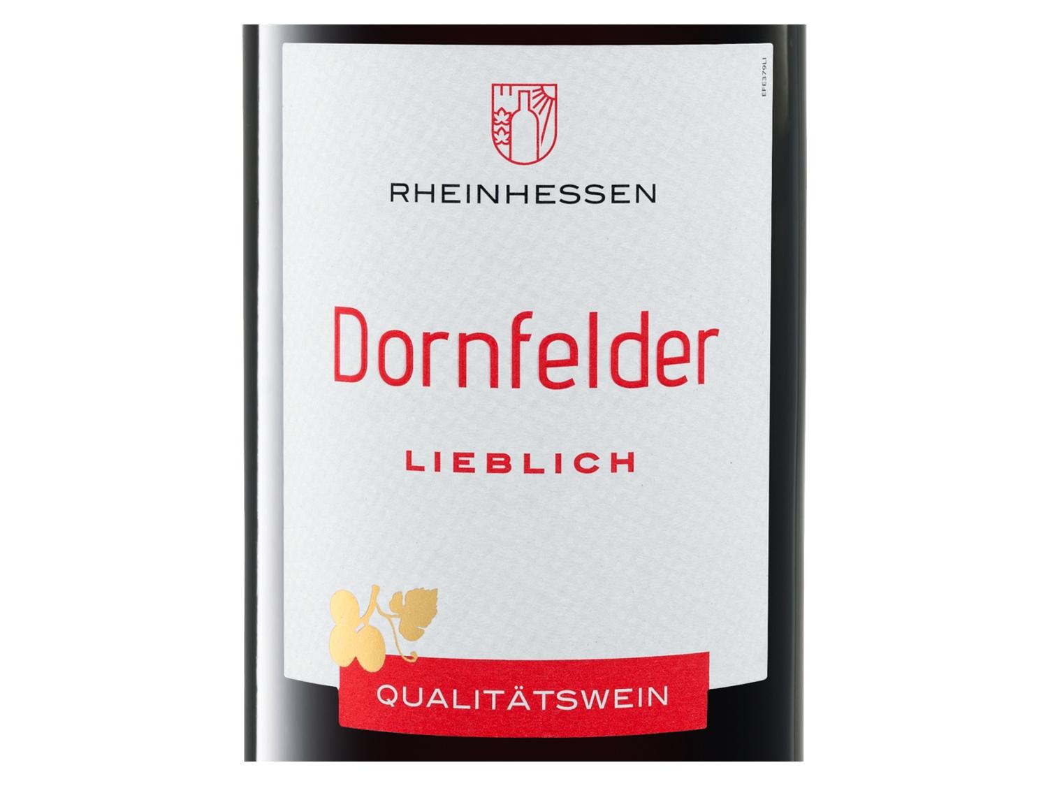 Dornfelder Rheinhessen QbA lieblich, Rotwein 2022