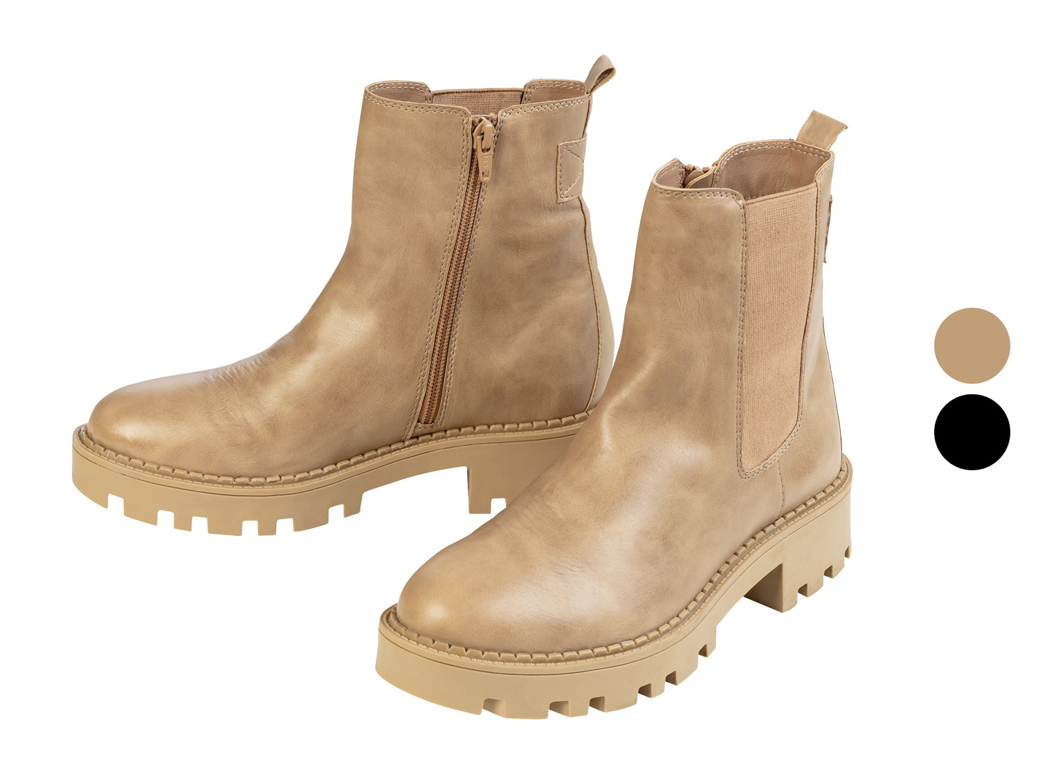 esmara® Damen Chelsea-Stiefelette mit seitlichem Elast…