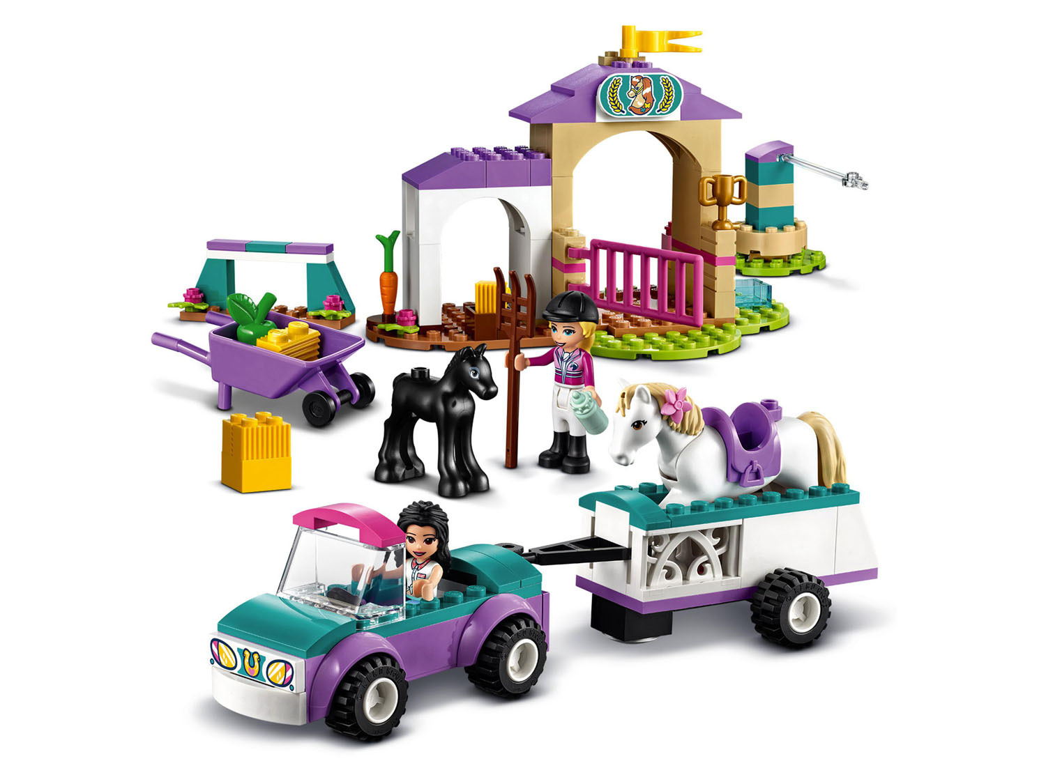 LEGO® Friends 41441 »Trainingskoppel und Pferdeanhänge…