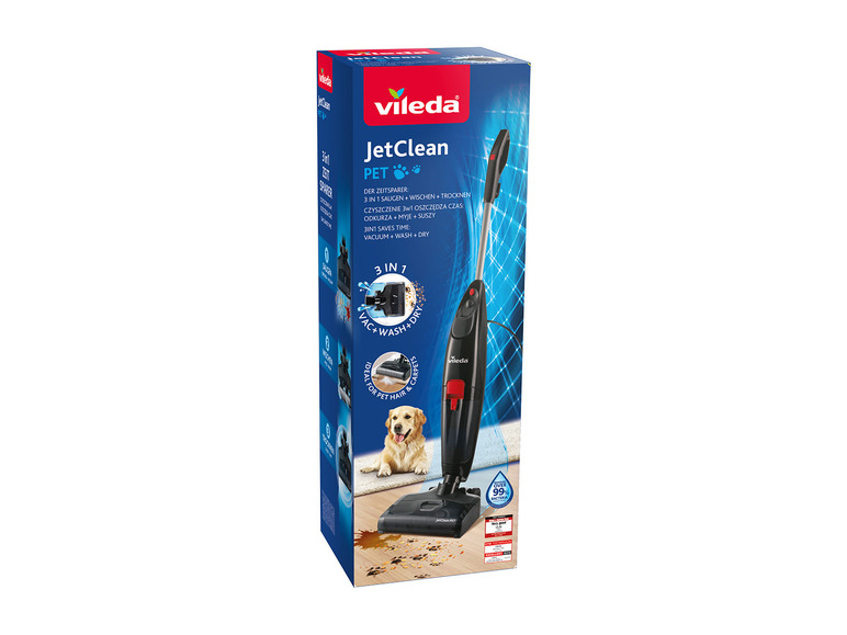 Vileda »Jet Clean PetPro«, Hartbodenreiniger | LIDL