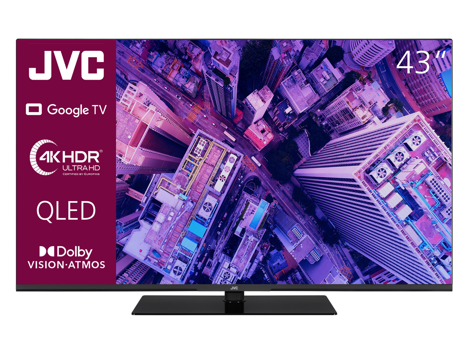 JVC Fernseher »LT-VGQ8255« QLED Google Smart TV 4K UHD