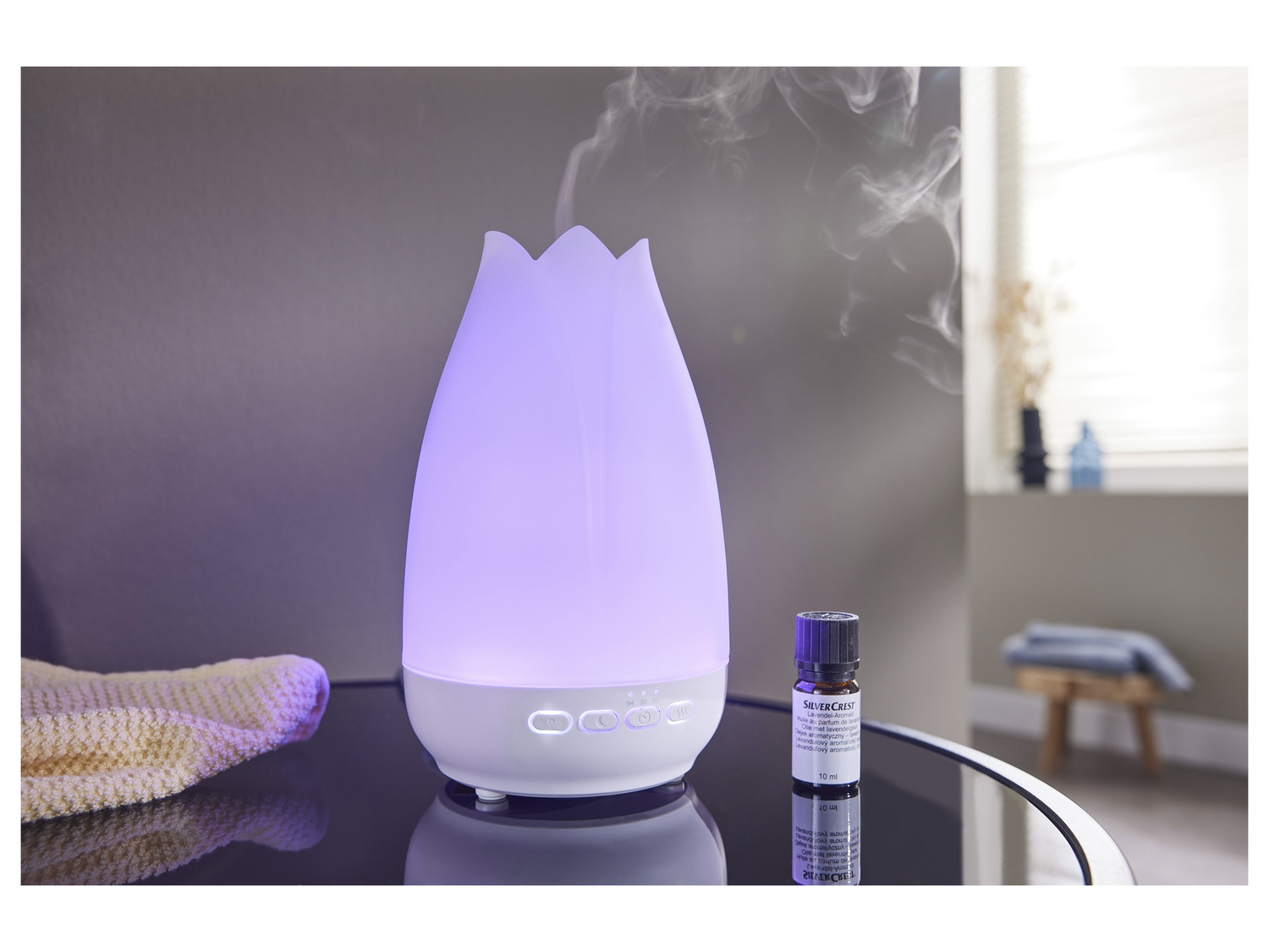 SILVERCREST® Ultraschall Aroma Diffuser, mit Timing-Fu…