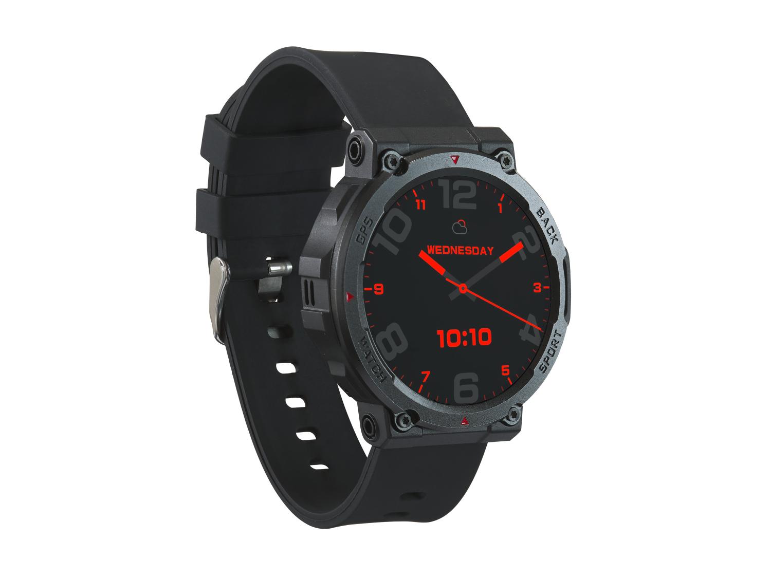 CRIVIT Sport-Smartwatch, mit GPS, AMOLED-Farbdisplay u…